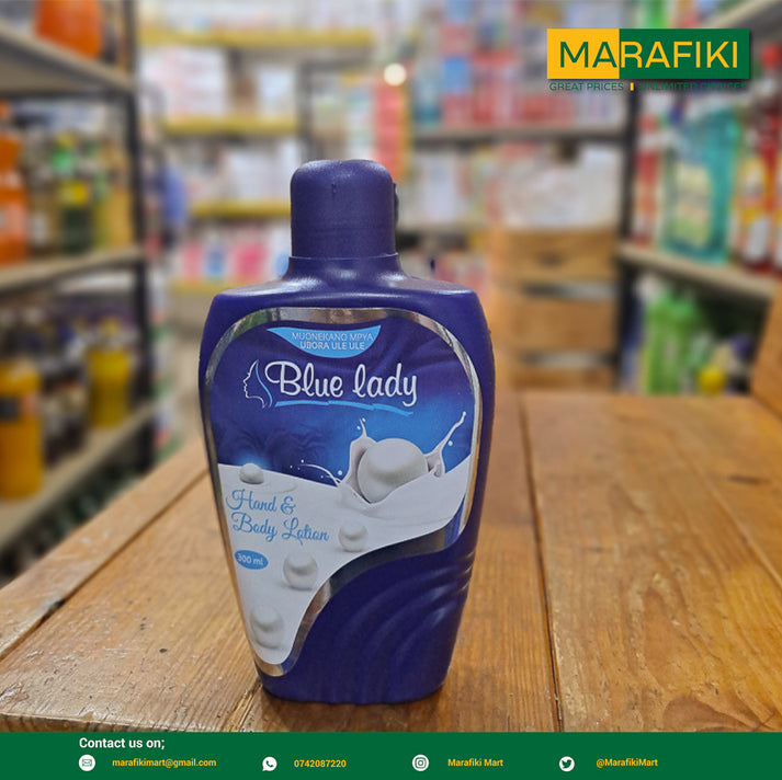 BLUE LADY HAND & BODY LOTION 300ML – Marafiki Mart