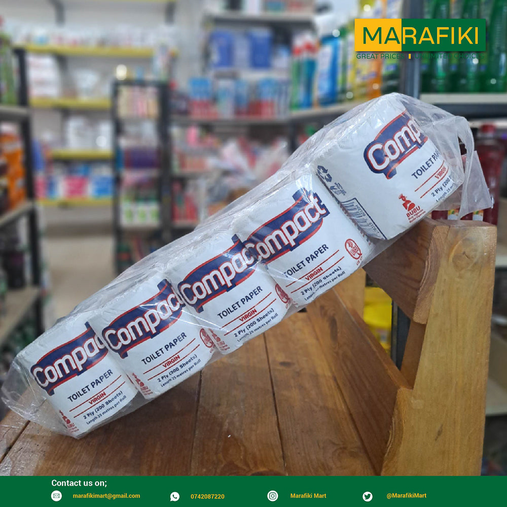 COMPACT TOILET PAPER 10ROLL – Marafiki Mart