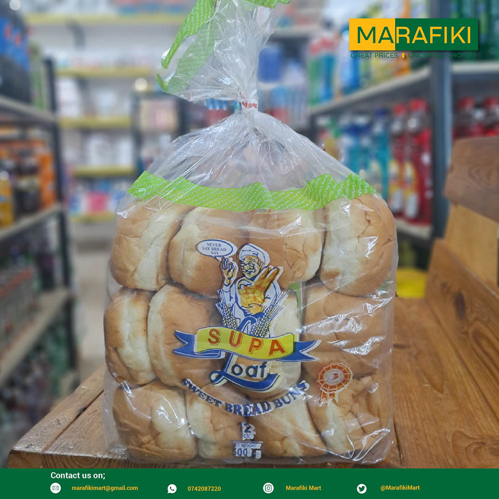 SUPA LOAF BUNS 12PCS – Marafiki Mart