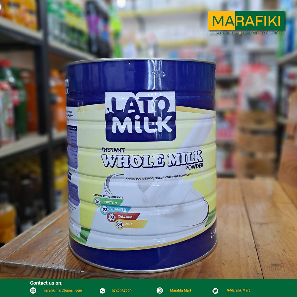 LATO POWDER MILK 2.5KG – Marafiki Mart