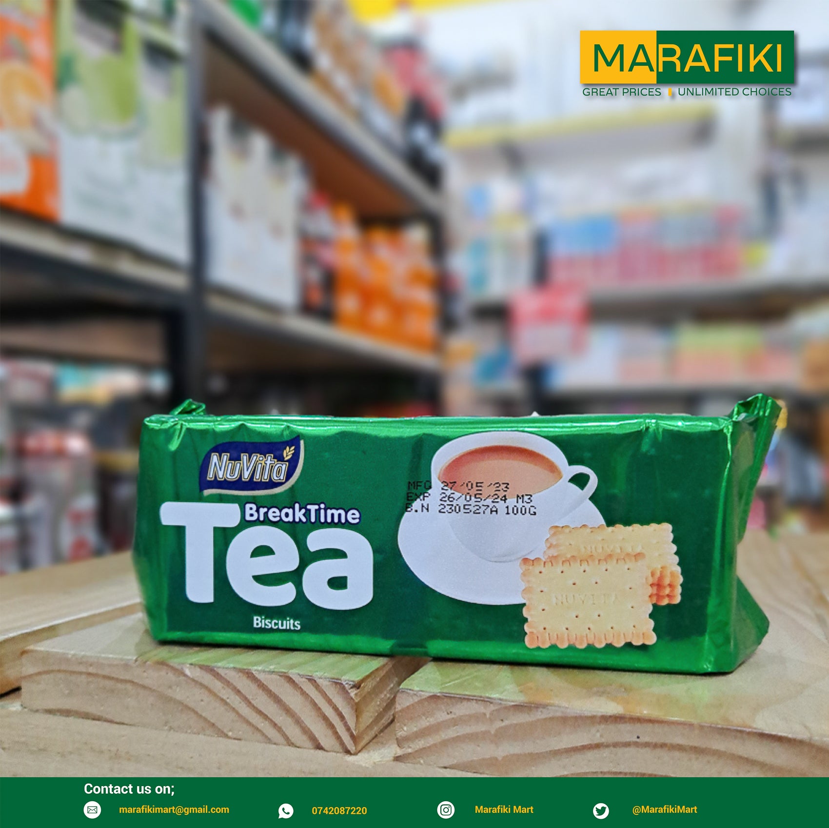 NUVITA BREAKTIME TEA BISCUITS – Marafiki Mart