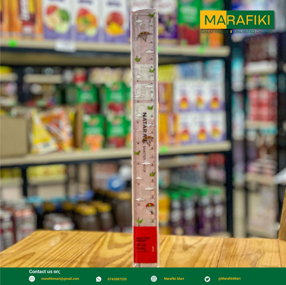 NATARAJ SHATTER PROOF RULER – Marafiki Mart